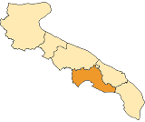 CAP provincia di Taranto - Italia